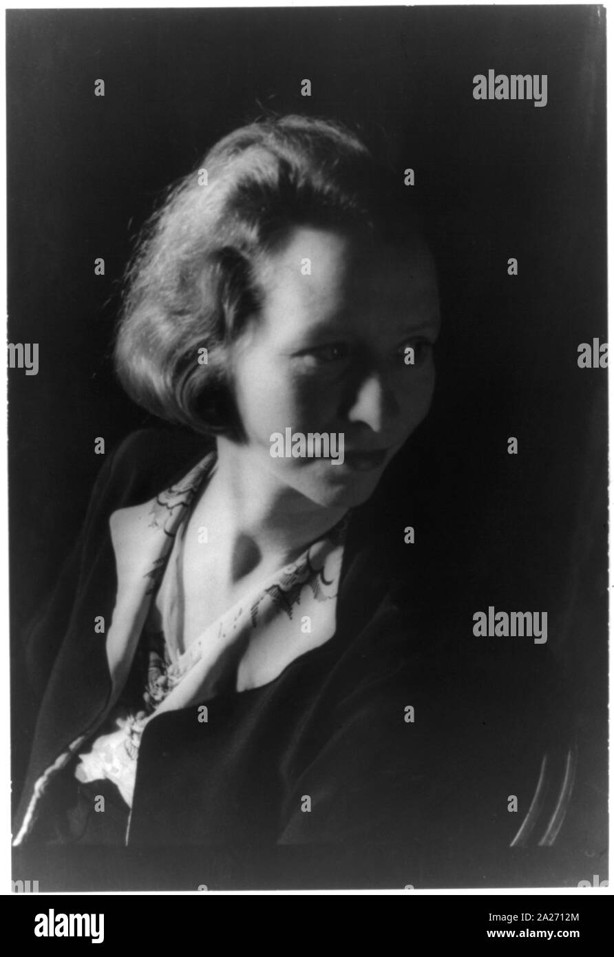 Portrait of Edna St. Vincent Millay Stock Photo - Alamy