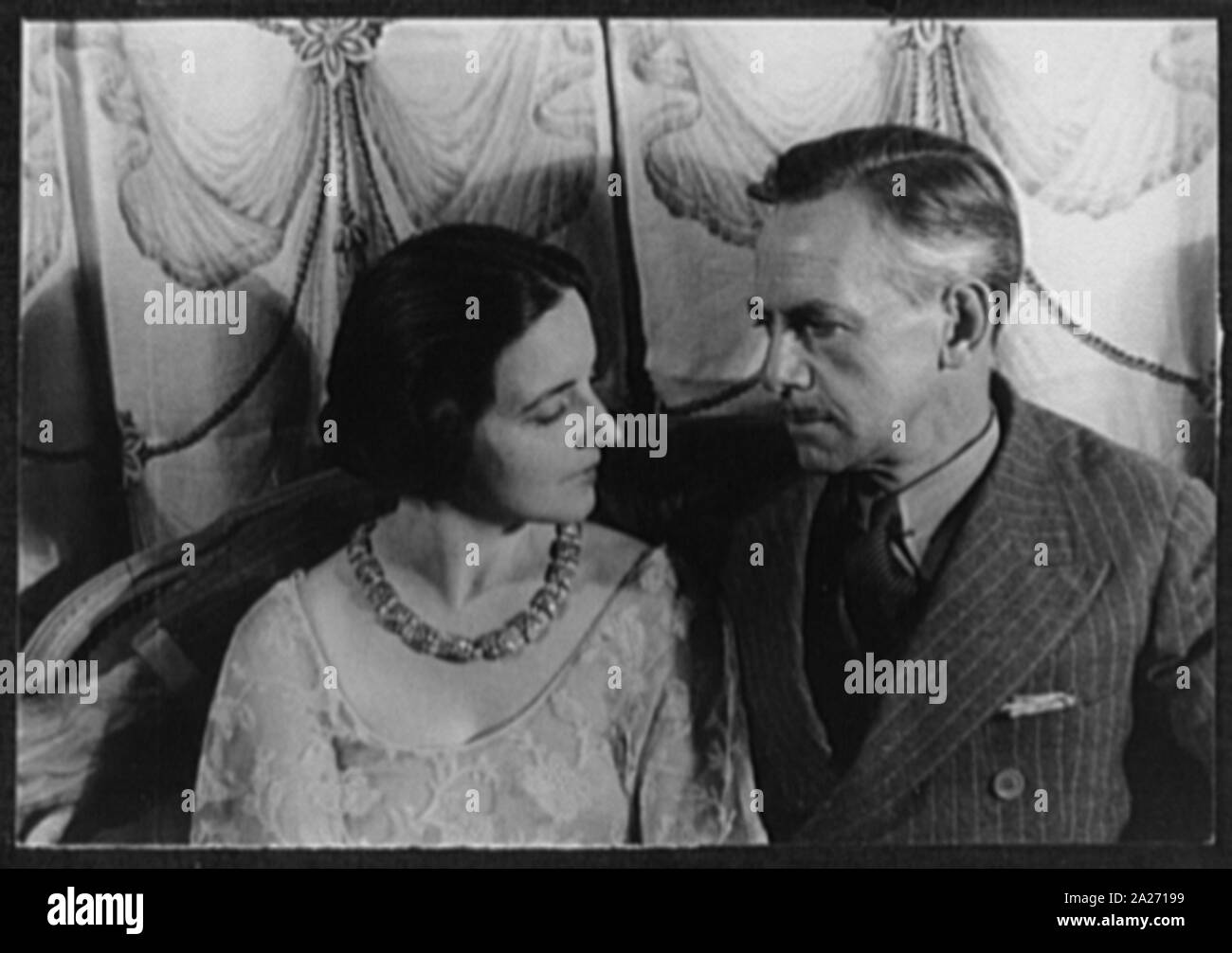 Portrait of Eugene O'Neill and Carlotta Monterey O'Neill Stock Photo ...