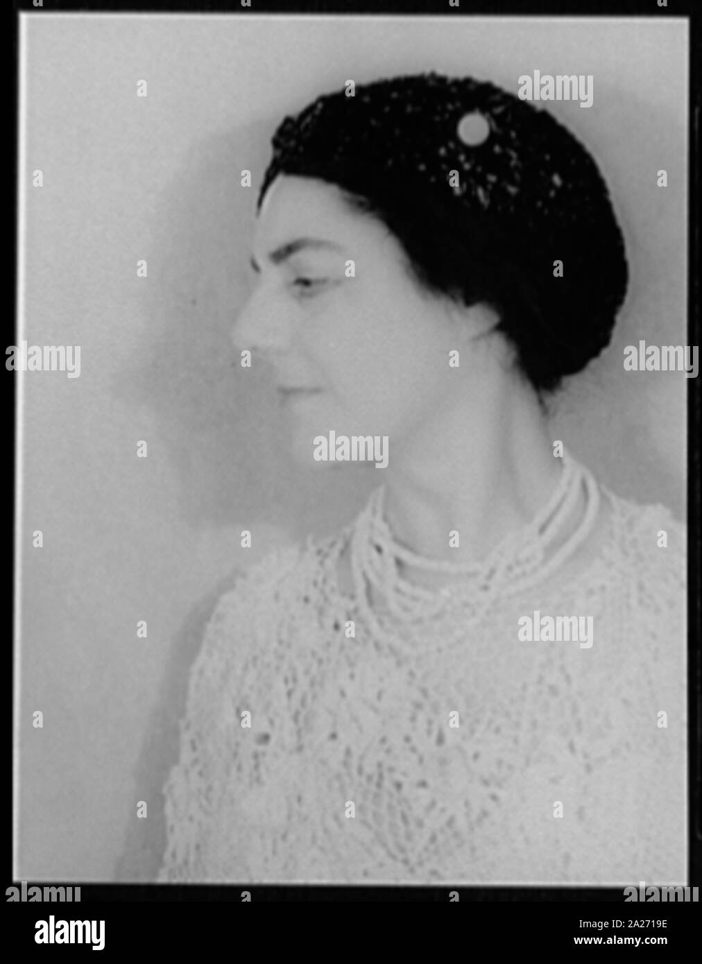 Portrait of Eva Gauthier Stock Photo - Alamy