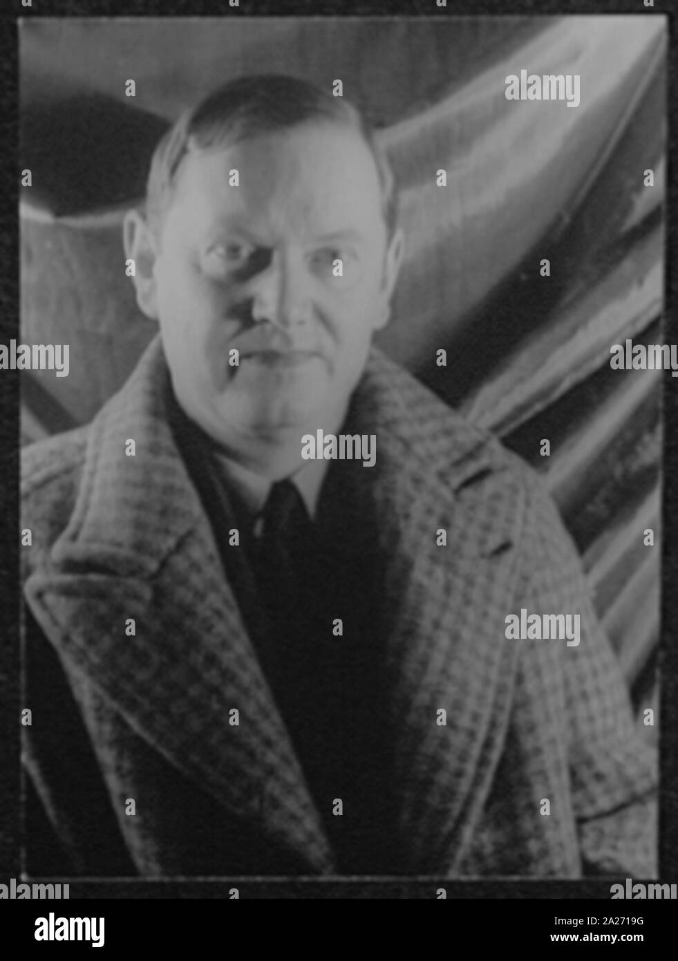 Portrait of Evelyn Waugh Stock Photo - Alamy