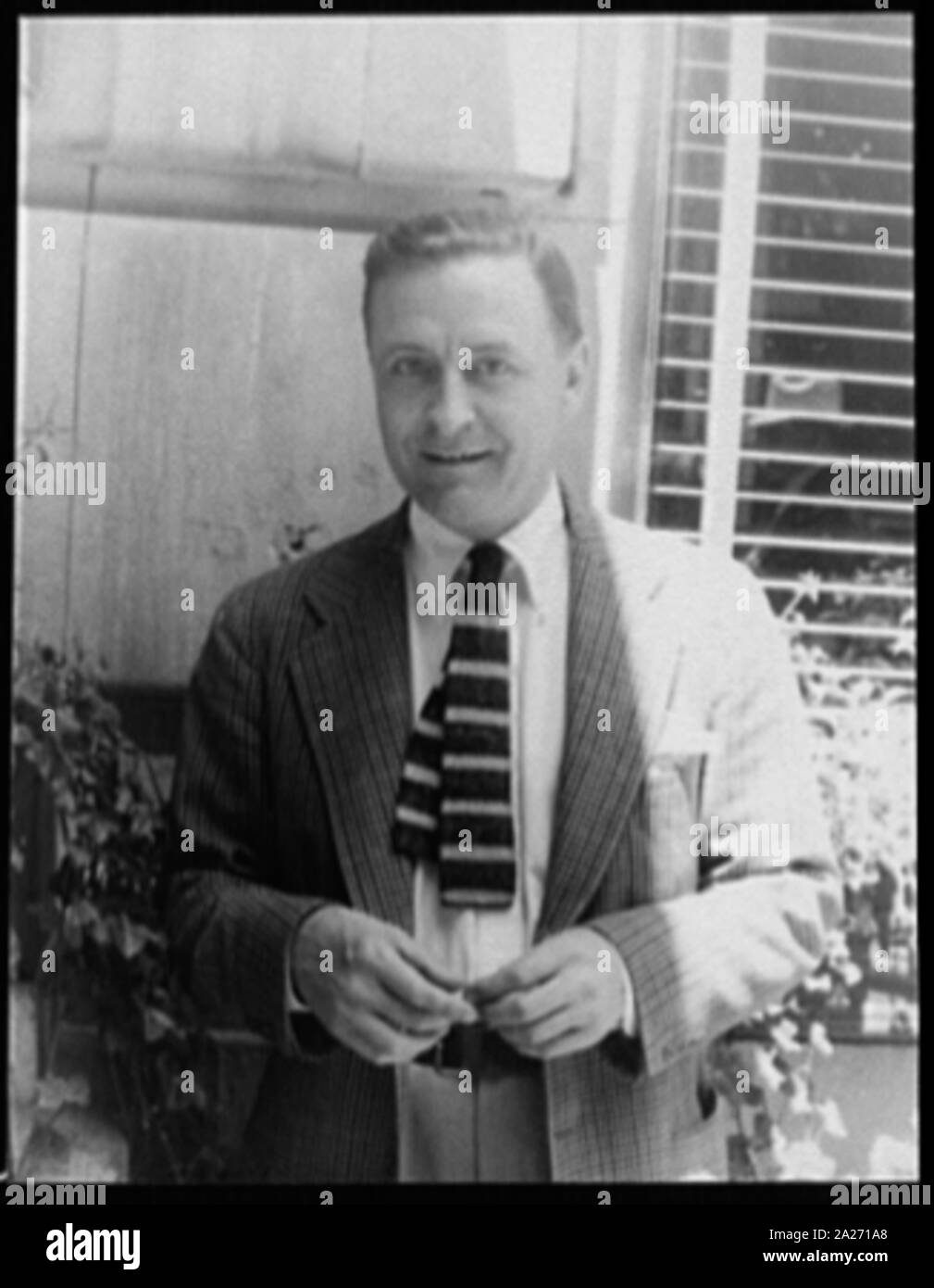 Portrait of F. Scott Fitzgerald Stock Photo - Alamy