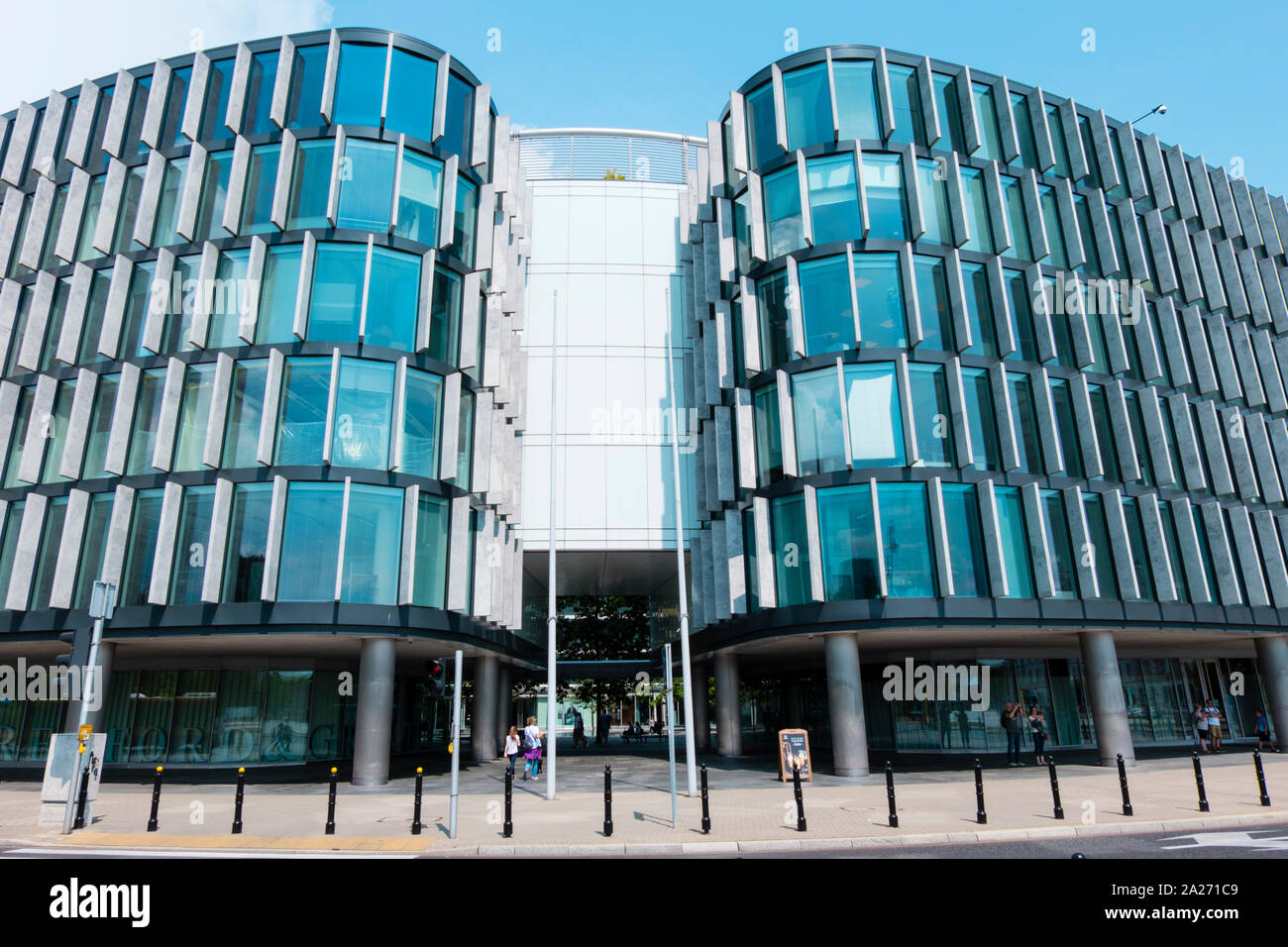 Metropolitan building, designed by Norman Foster, Warsaw, Poland Stock ...