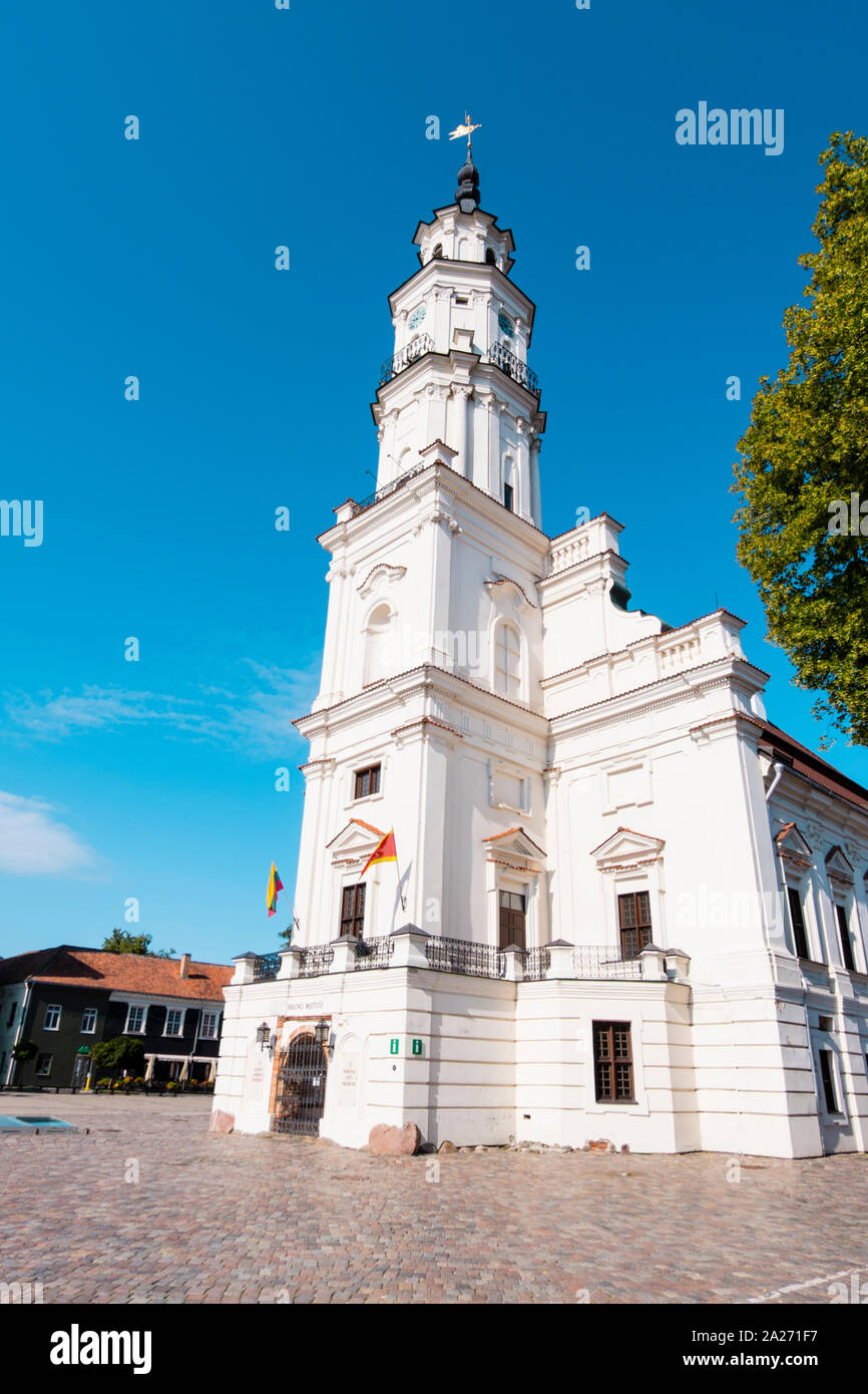 Town Hall, Rotuses aikste, town hall square, old town, Kaunas ...