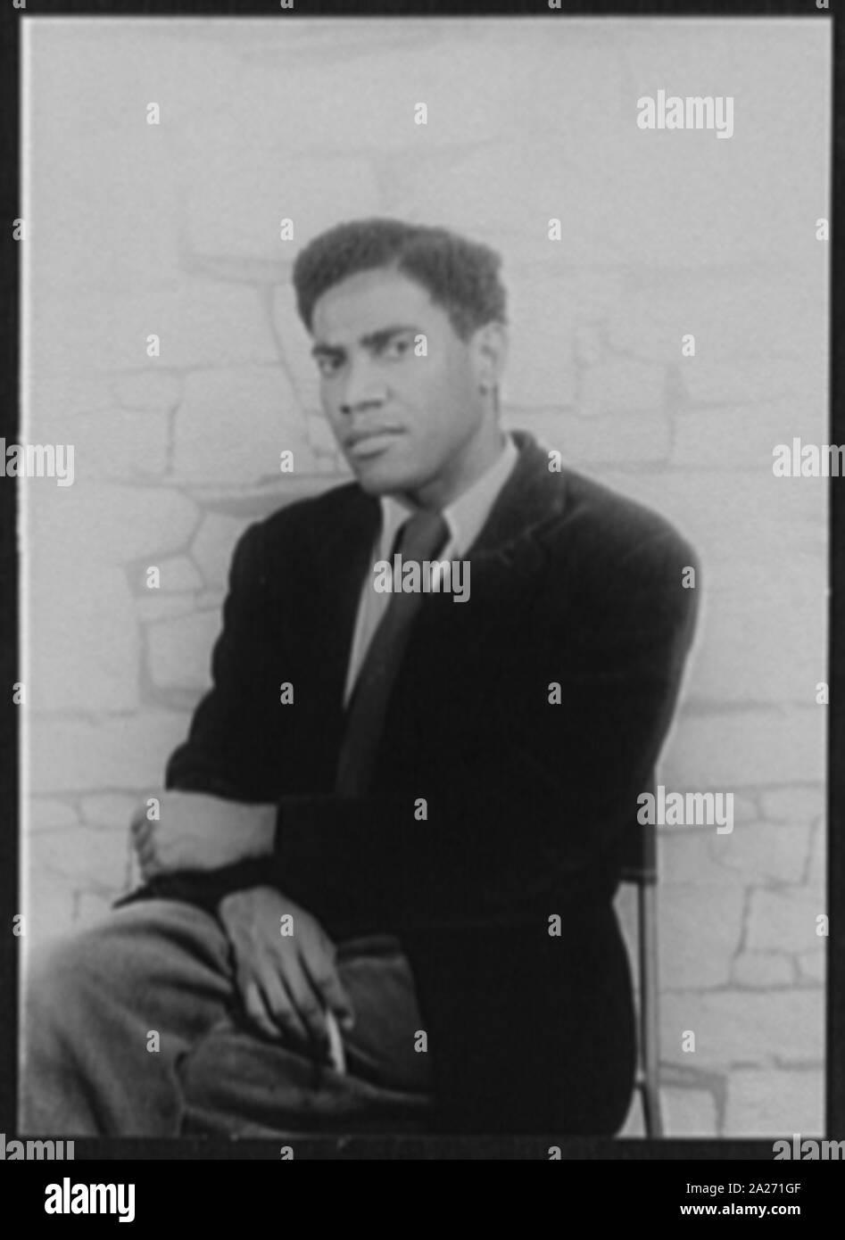 Portrait of George Lamming Stock Photo - Alamy