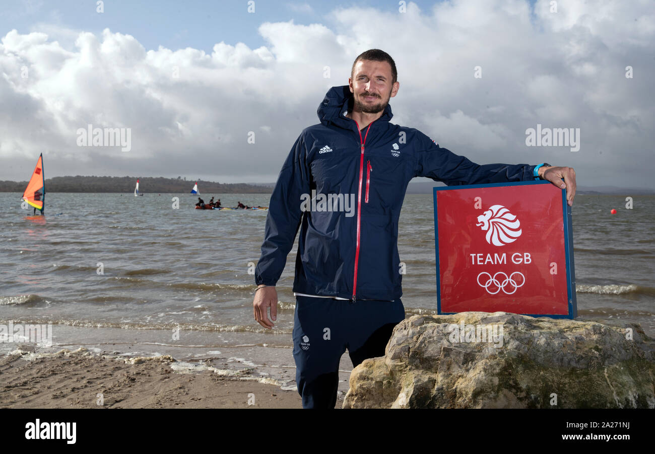 Great Britain's Giles Scott during the Team GB Tokyo 2020 Sailing team ...