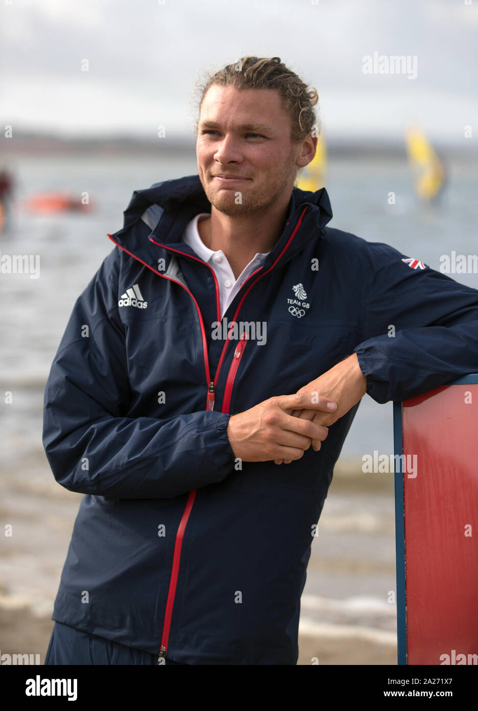 Great Britain's Tom Squires during the Team GB Tokyo 2020 Sailing team ...