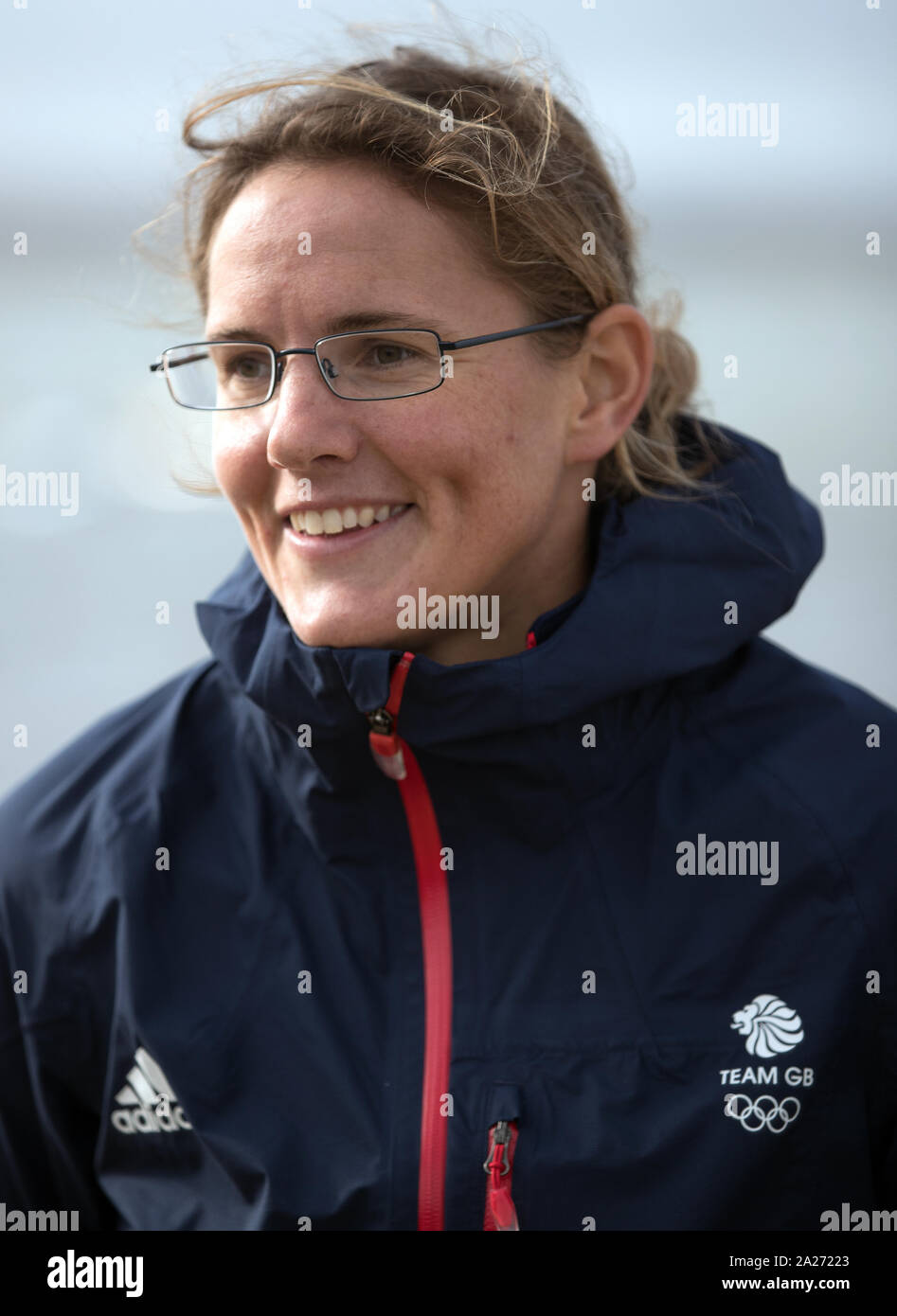 Great Britain's Alison Young during the Team GB Tokyo 2020 Sailing team ...