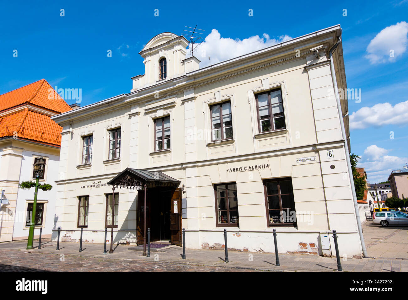 Parko galerija, art gallery, old town, Kaunas, Lithuania Stock Photo ...