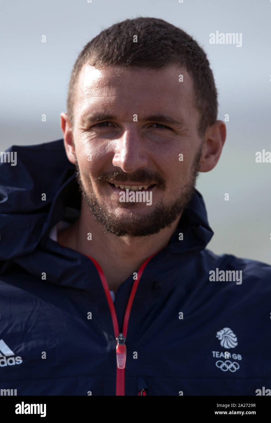 Great Britain's Giles Scott during the Team GB Tokyo 2020 Sailing team ...