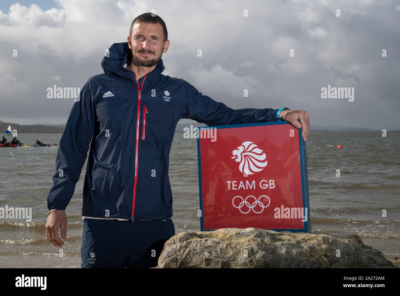 Great Britain's Giles Scott during the Team GB Tokyo 2020 Sailing team ...