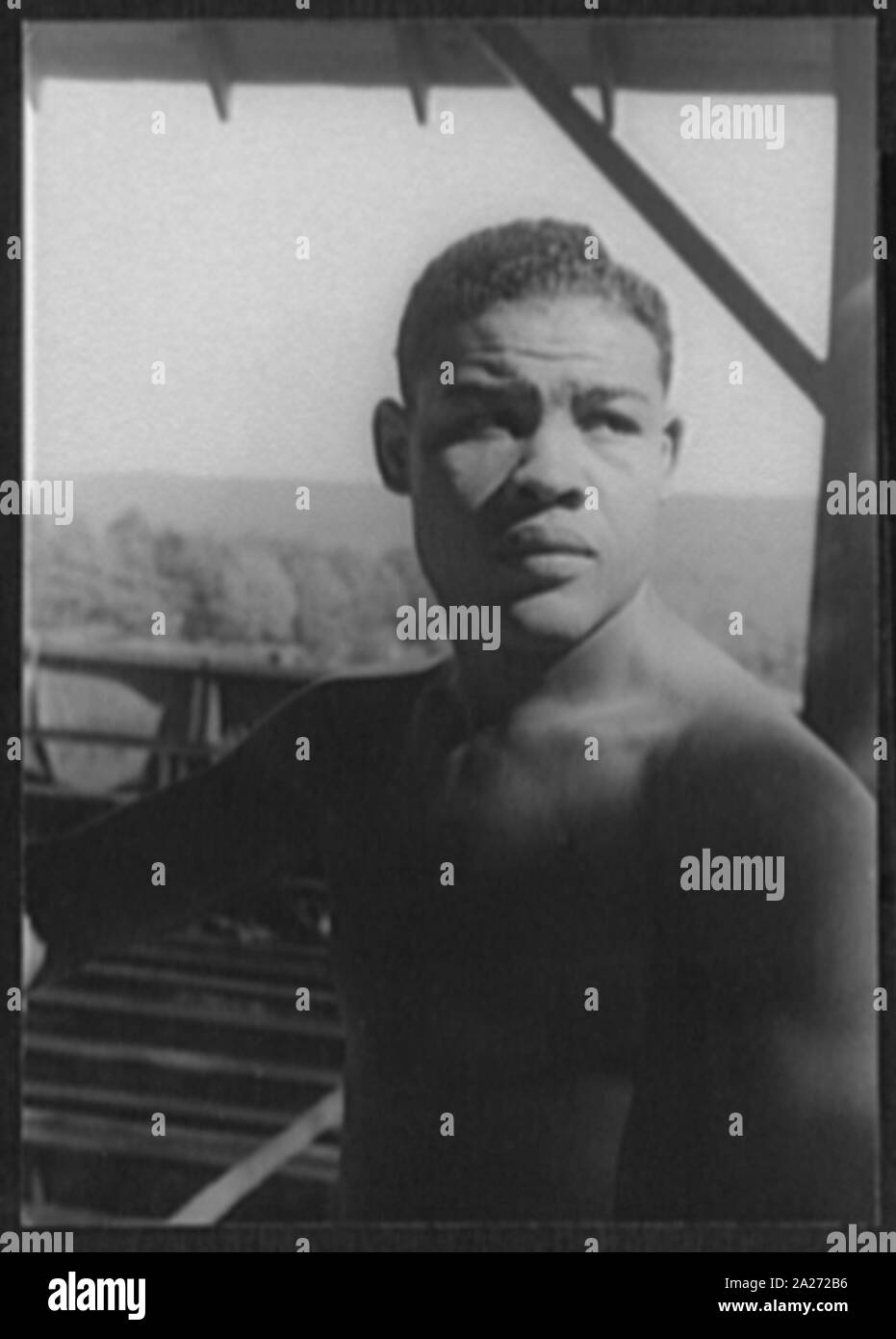 Portrait of Joe Louis Stock Photo - Alamy