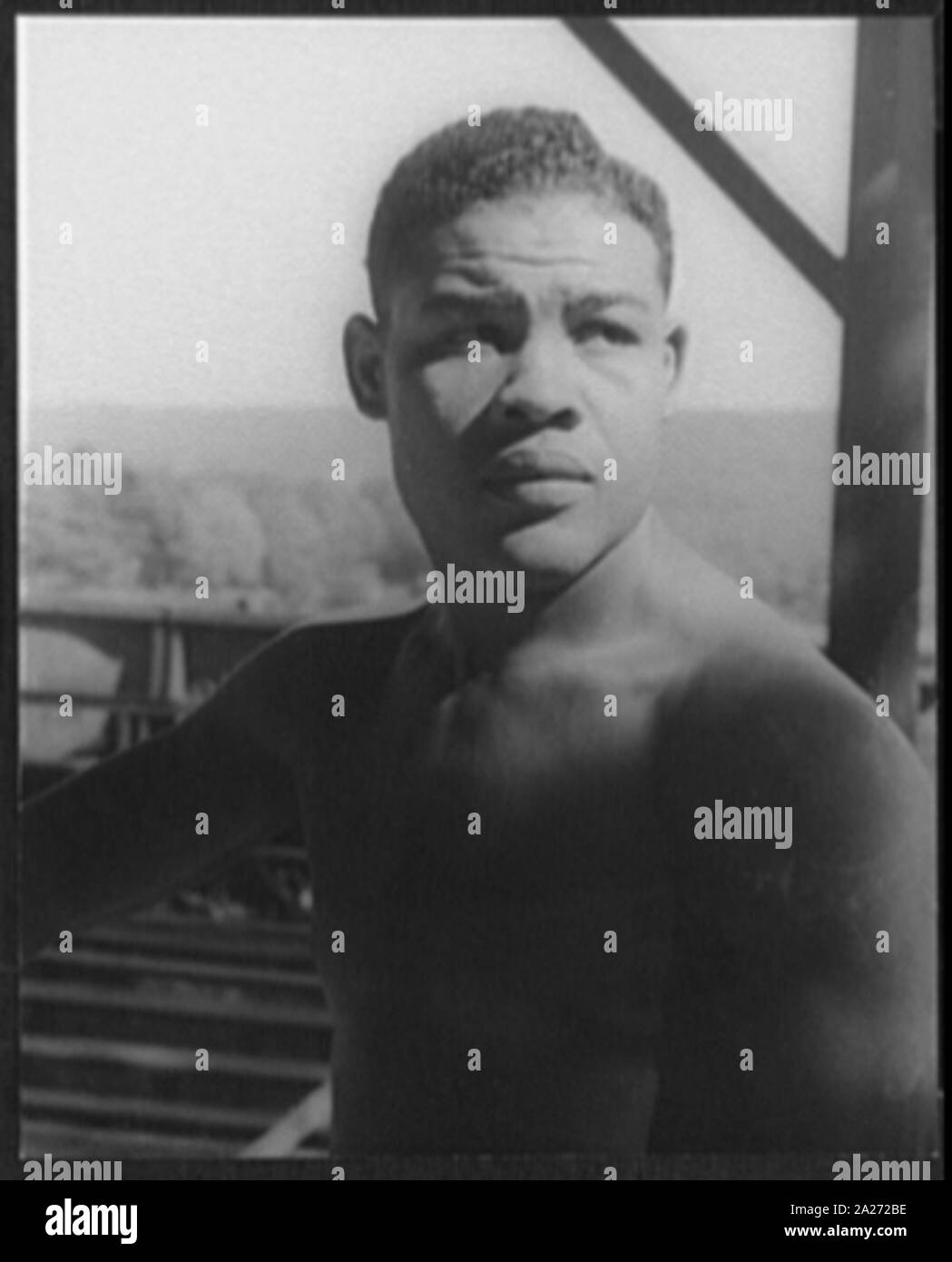 Portrait of Joe Louis, Greenwood Lake, N.Y Stock Photo - Alamy