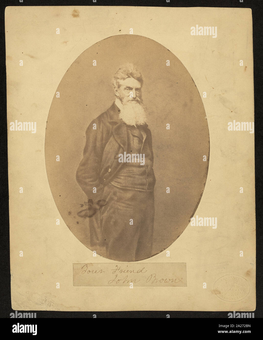 Portrait of John Brown Stock Photo - Alamy