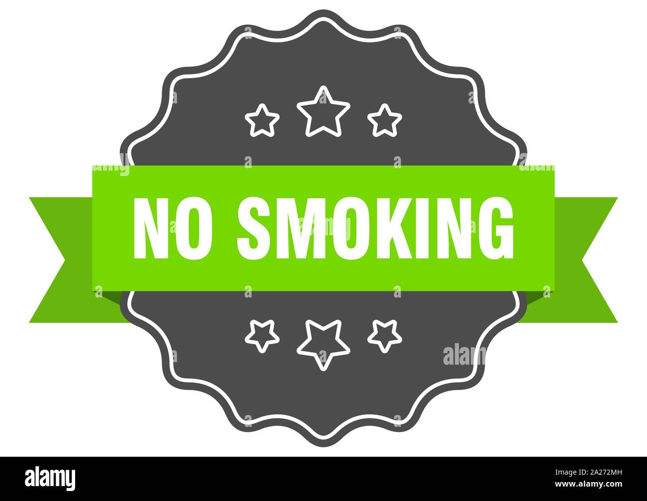 no smoking isolated seal. no smoking green label. no smoking Stock ...