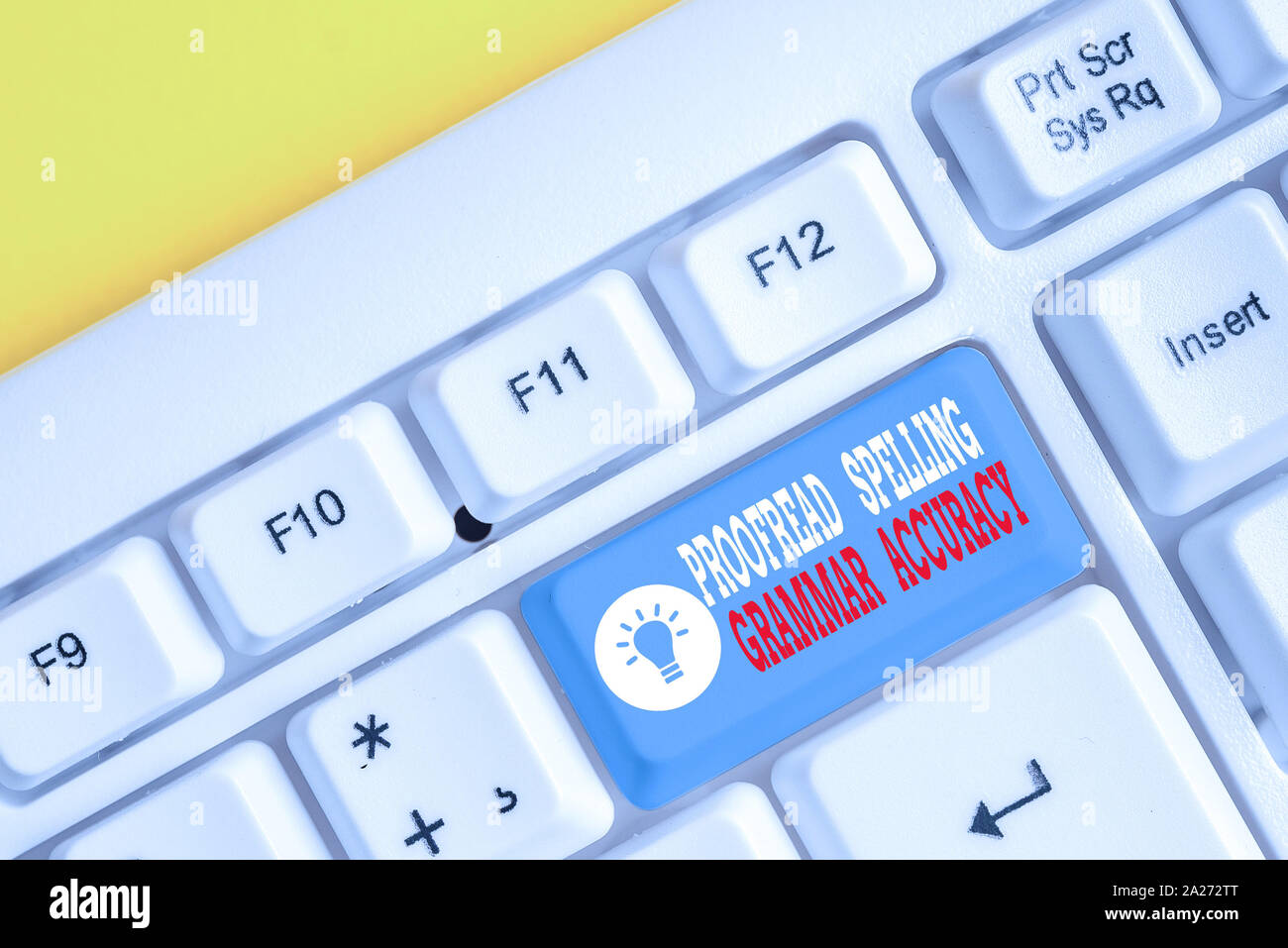 Conceptual hand writing showing Proofread Spelling Grammar Accuracy ...