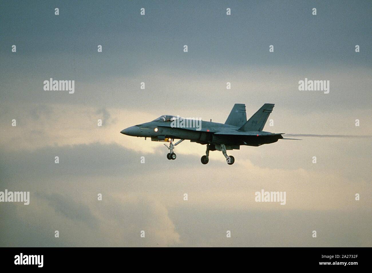 Royal Canadian Air Force, CF-18 Hornet Fighter Jet Stock Photo - Alamy
