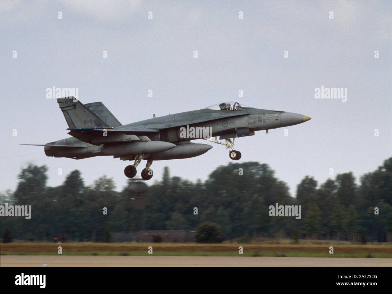 Royal Canadian Air Force, CF-18 Hornet Fighter Jet Stock Photo - Alamy