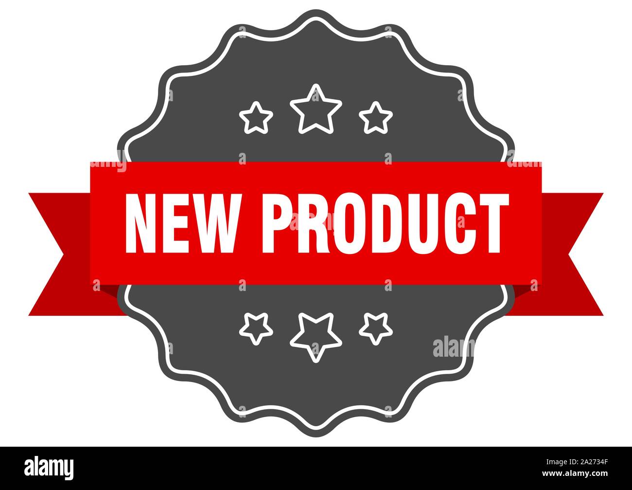 new product red label. new product isolated seal. new product Stock ...