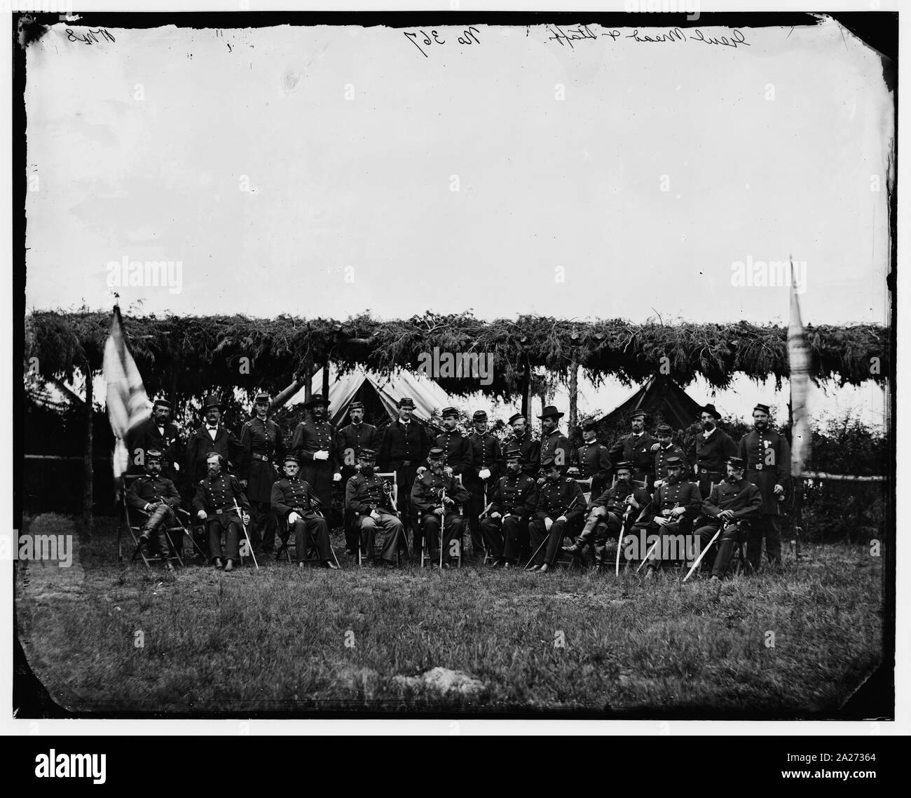 Portrait of Maj. Gen. George G. Meade, officer of the Federal Army, and ...