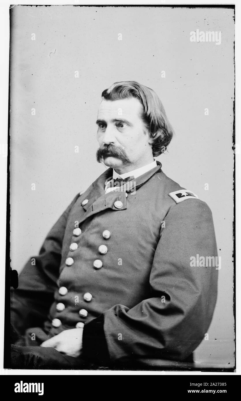 Portrait of Maj. Gen. John A. Logan, officer of the Federal Army Stock ...