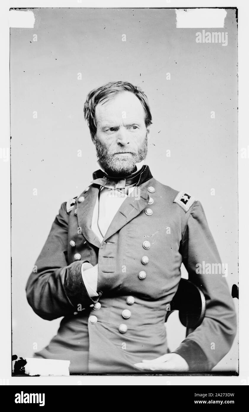 Portrait of Maj. Gen. William T. Sherman, officer of the Federal Army ...