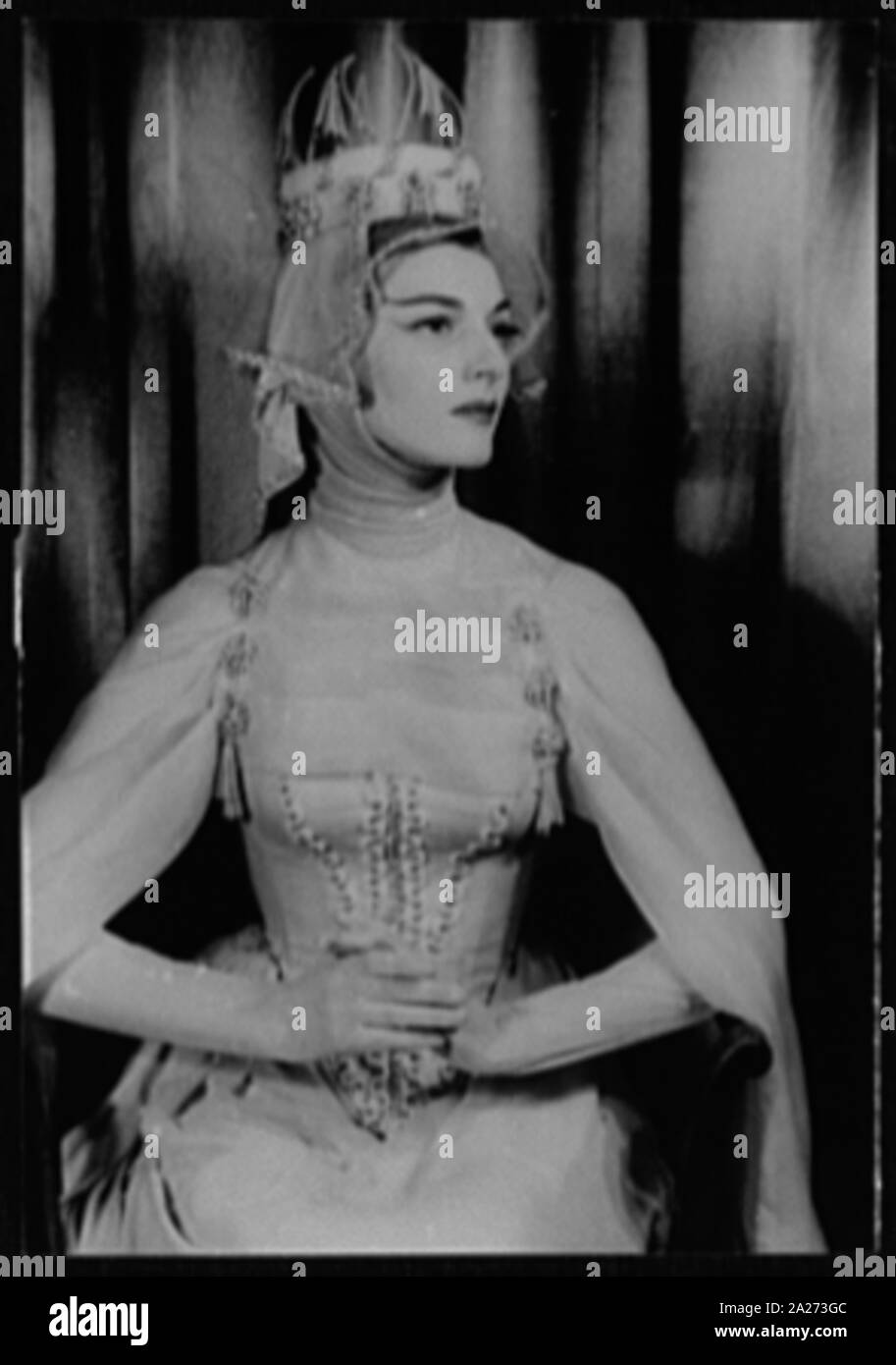 Portrait of Marian Seldes, as Bertha in Ondine Stock Photo - Alamy