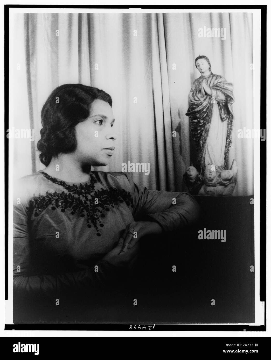Portrait of Marian Anderson, Ave Maria Stock Photo - Alamy