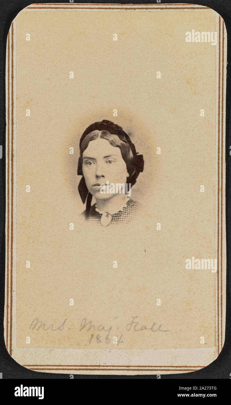 Portrait of Mrs. Hall of Jamestown, New York Stock Photo - Alamy