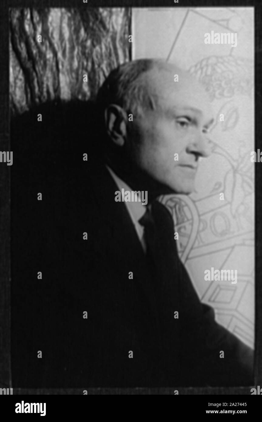 Portrait of Philip Johnson Stock Photo - Alamy