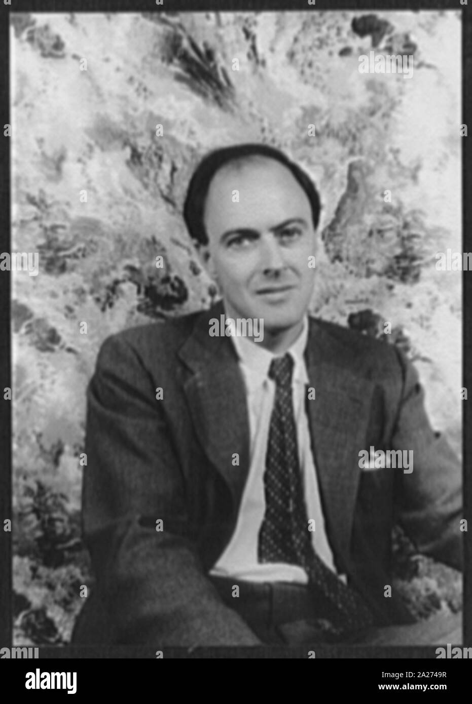 Portrait of Roald Dahl Stock Photo - Alamy