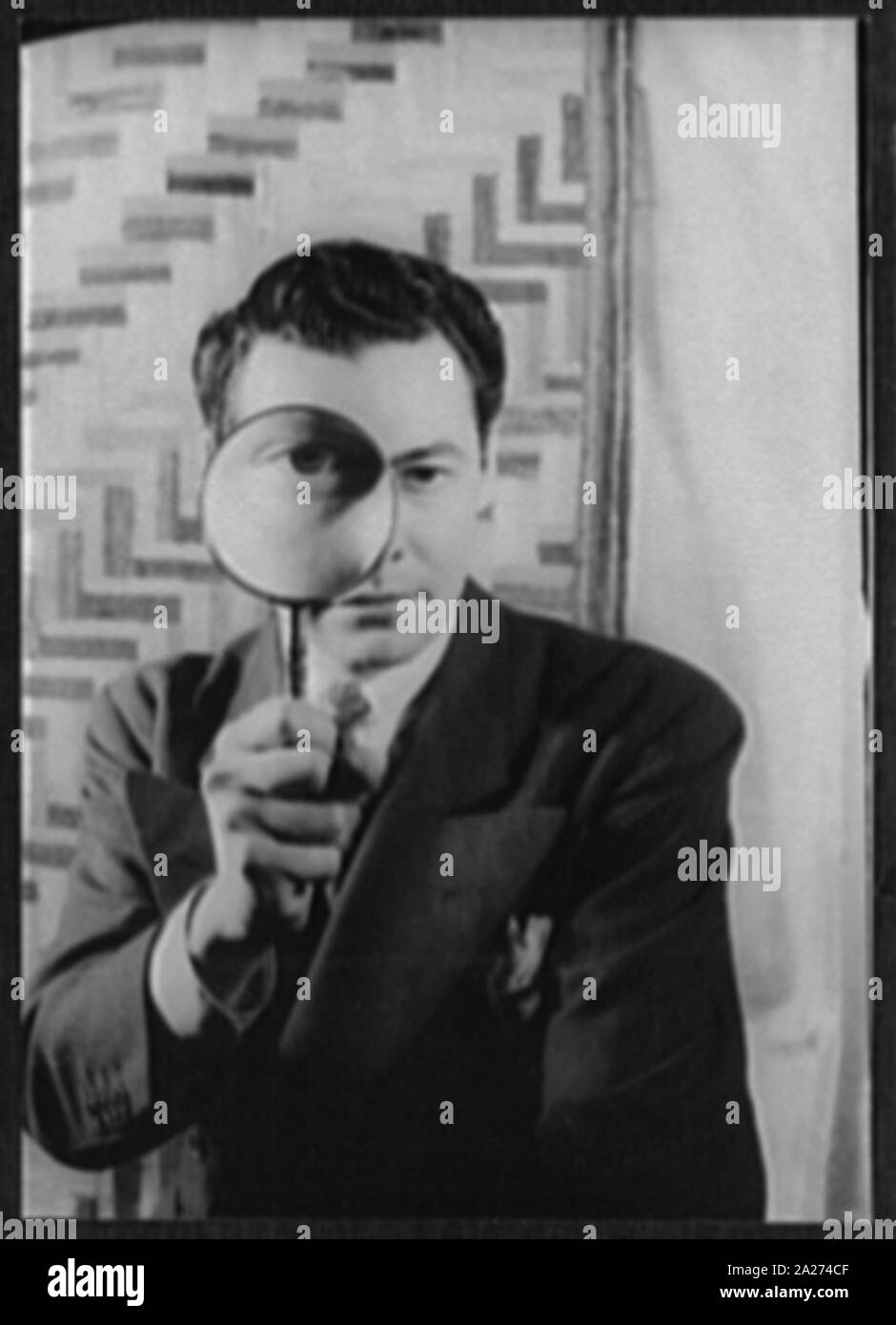Portrait of Saul Mauriber, after a photograph of Salvador Dali by ...