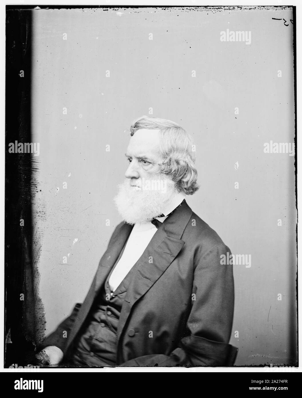 Portrait of Secretary of the Navy Gideon Welles, officer of the United ...