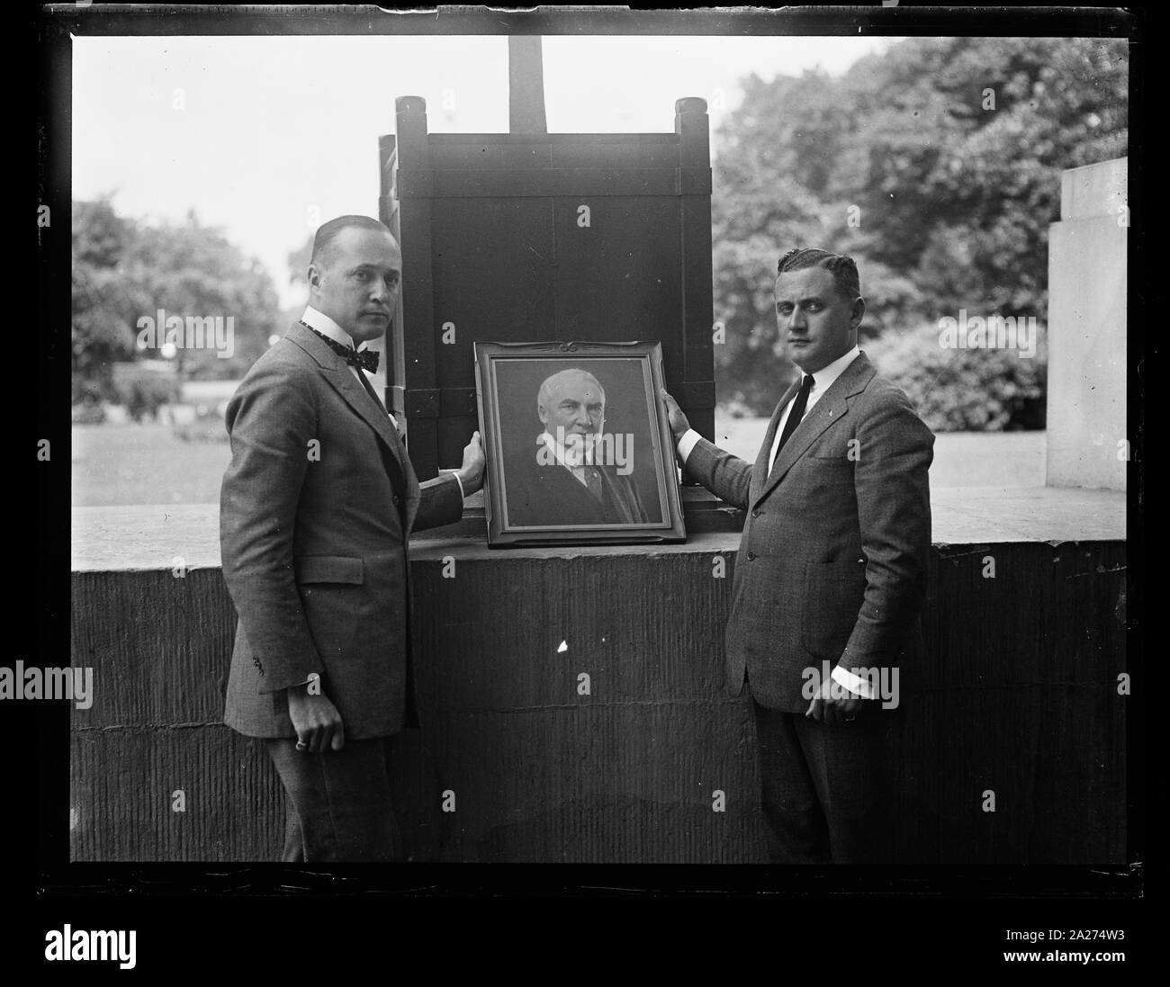 Portrait of Warren Harding Stock Photo - Alamy
