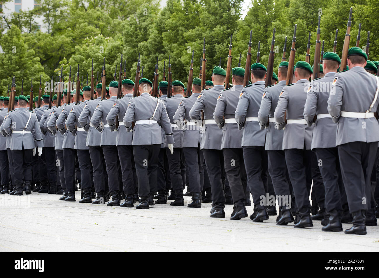 14.05.2019, Berlin, Berlin, Germany - Soldiers of the guard battalion ...