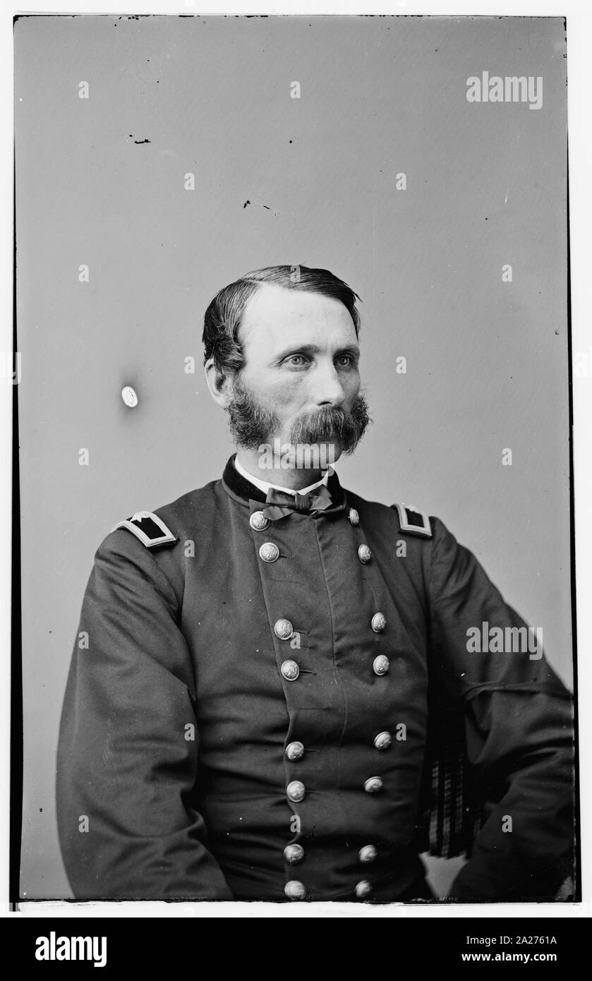 Portrait of brevetted Brigadier General Napoleon Bonaparte McLauglen ...