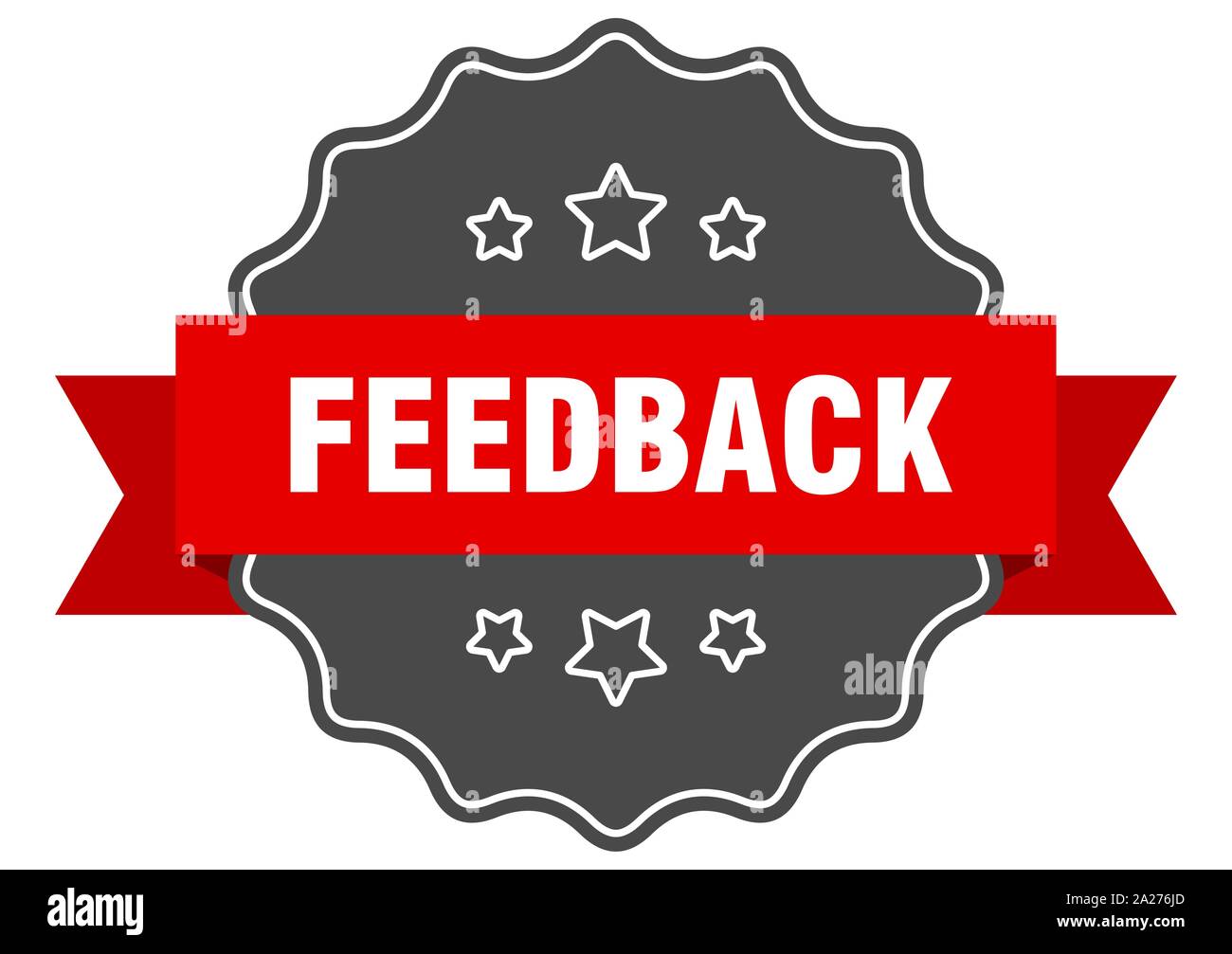 feedback red label. feedback isolated seal. feedback Stock Vector Image ...