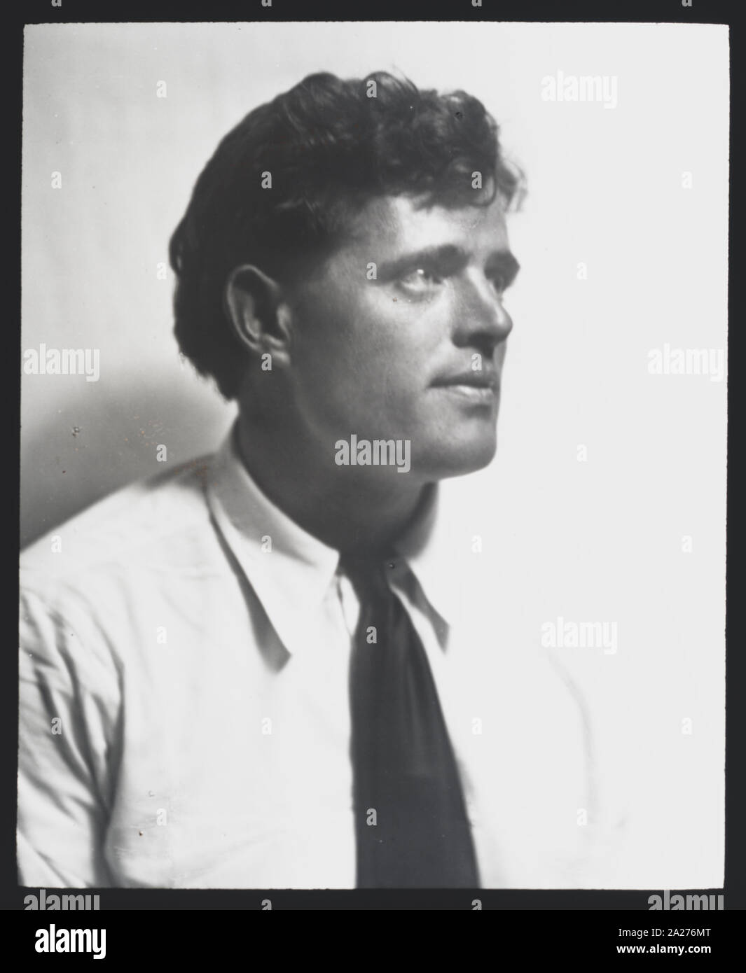 Portrait photograph of Jack London Stock Photo - Alamy