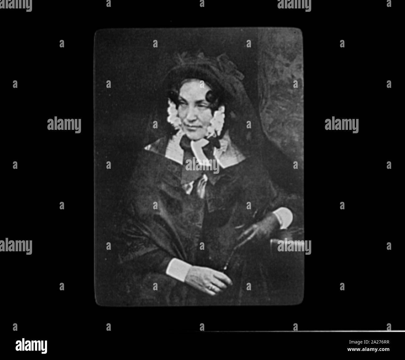 Portrait photograph of an unidentified woman Stock Photo - Alamy