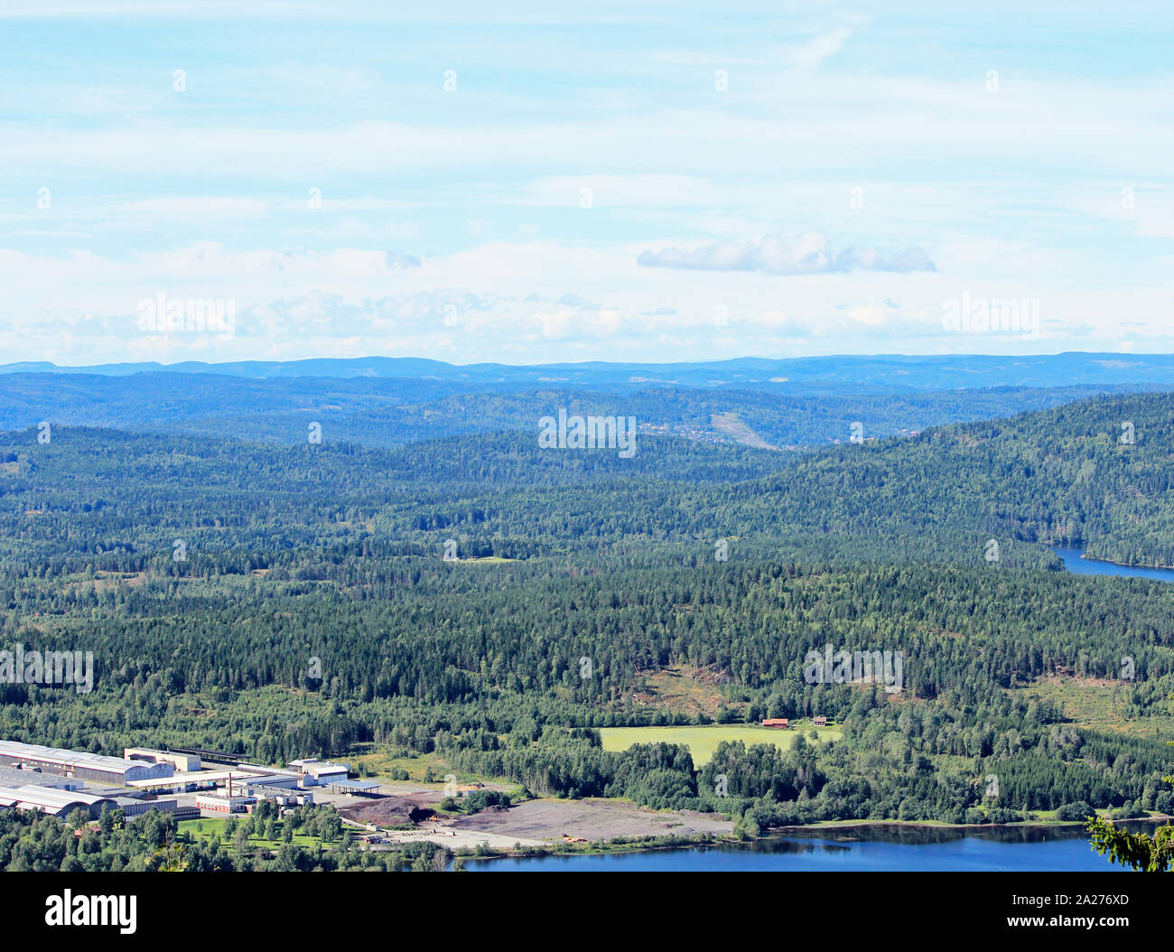 View from Holmenkollen in Oslo, Norway Stock Photo - Alamy