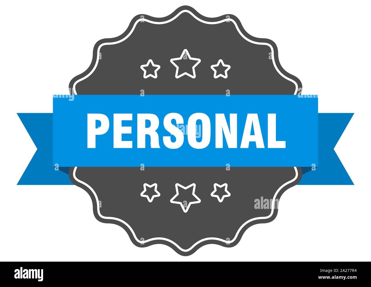 personal blue label. personal isolated seal. personal Stock Vector ...