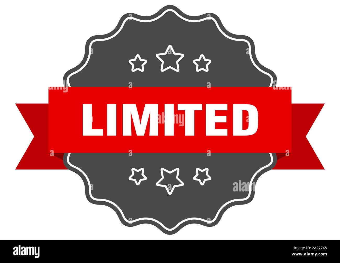 limited red label. limited isolated seal. limited Stock Vector Image ...