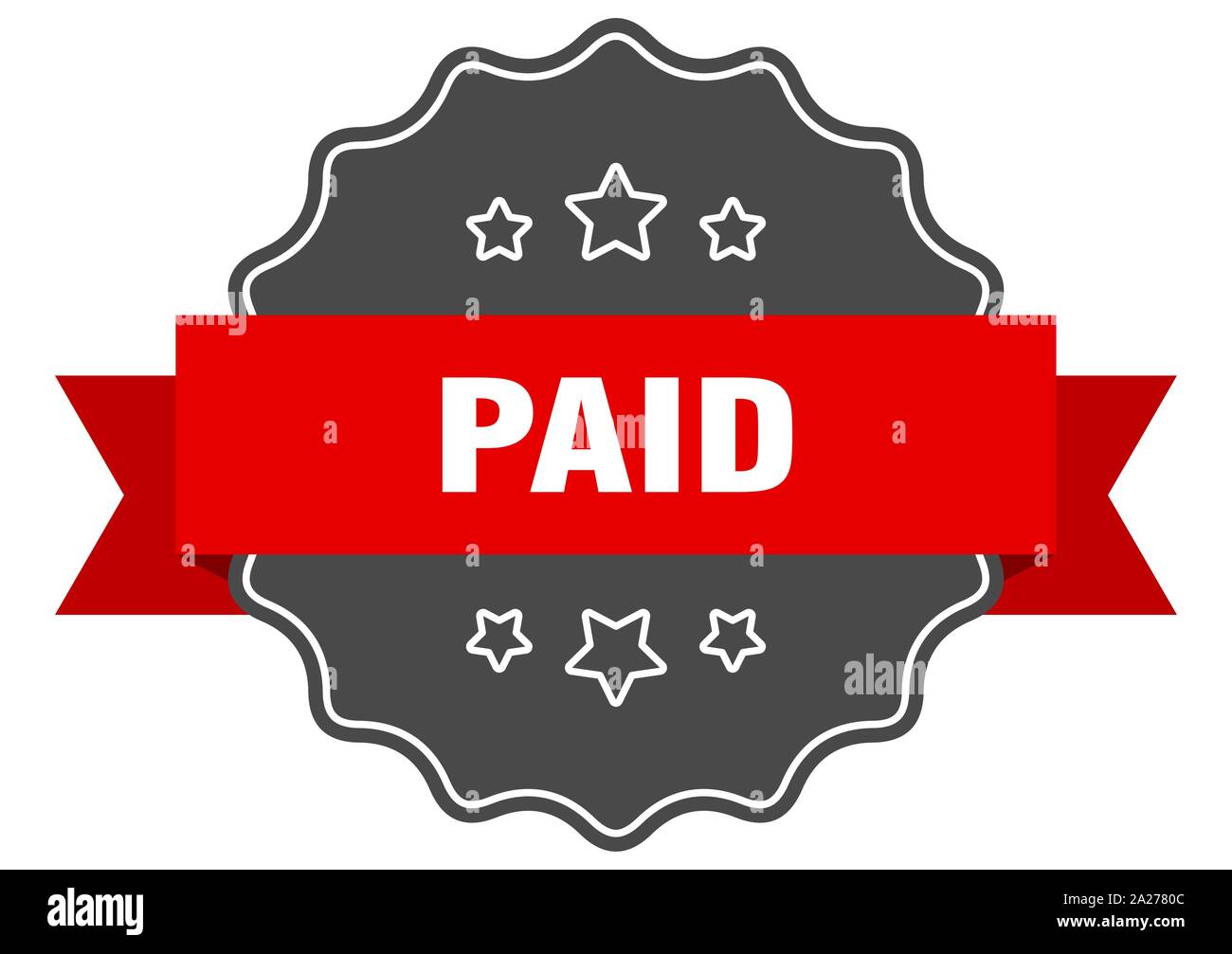 paid red label. paid isolated seal. paid Stock Vector Image & Art - Alamy