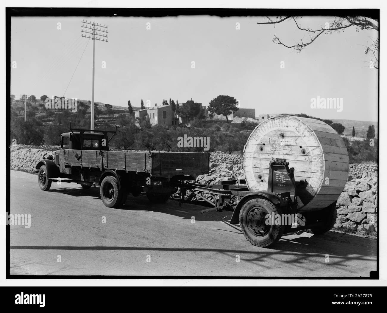 Post office trailer Stock Photo - Alamy