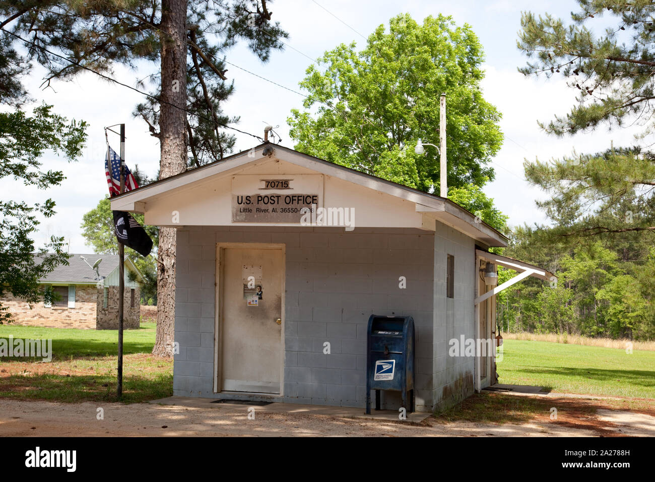 Post office in Little River, Alabama Stock Photo - Alamy