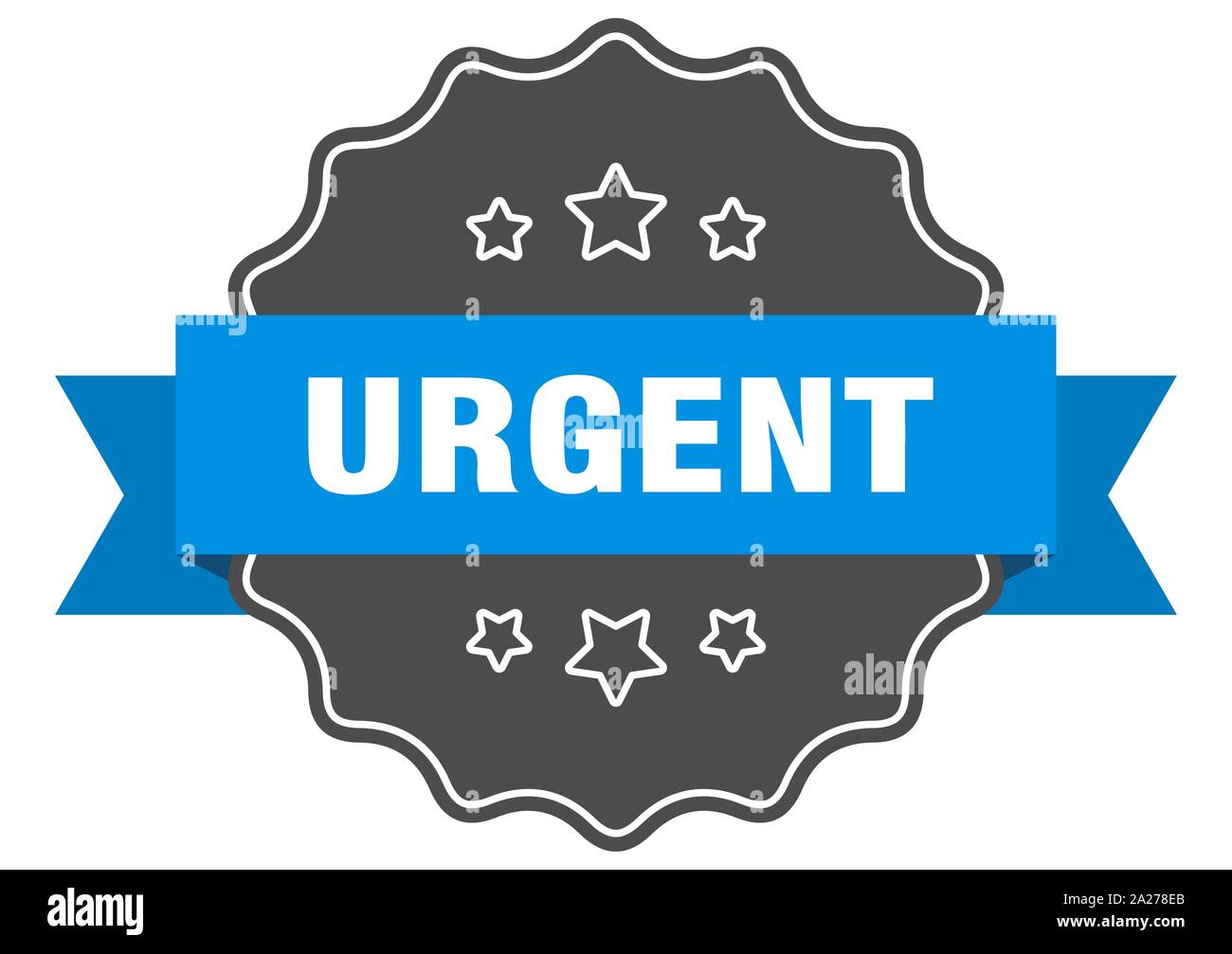 urgent blue label. urgent isolated seal. urgent Stock Vector Image ...