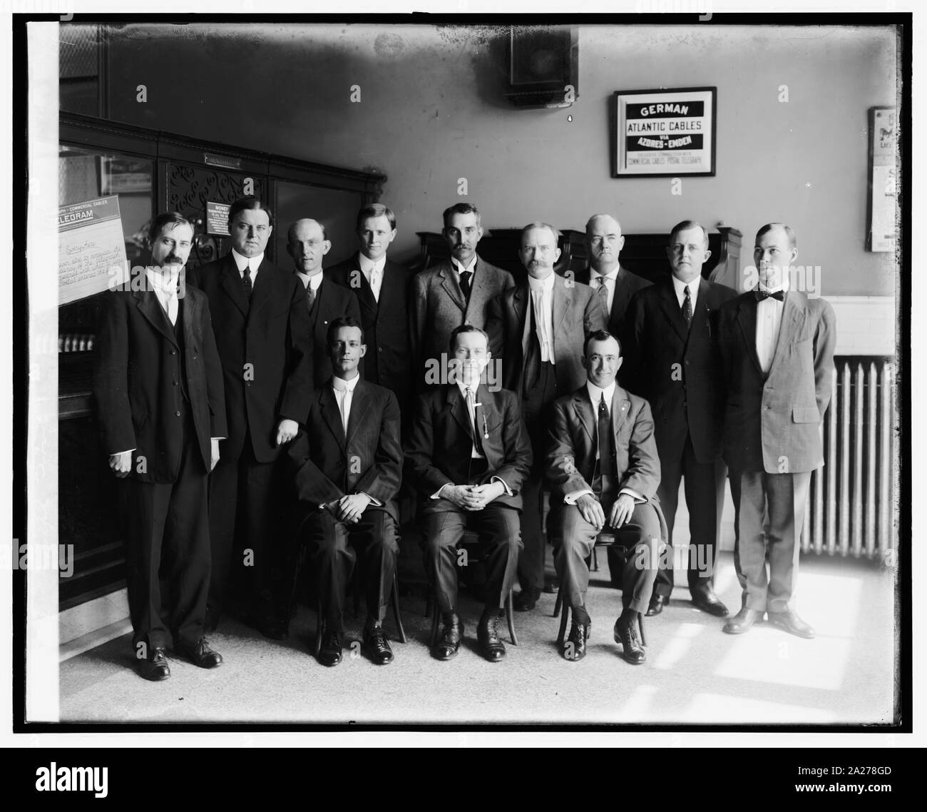 Postal telegraph group Stock Photo - Alamy