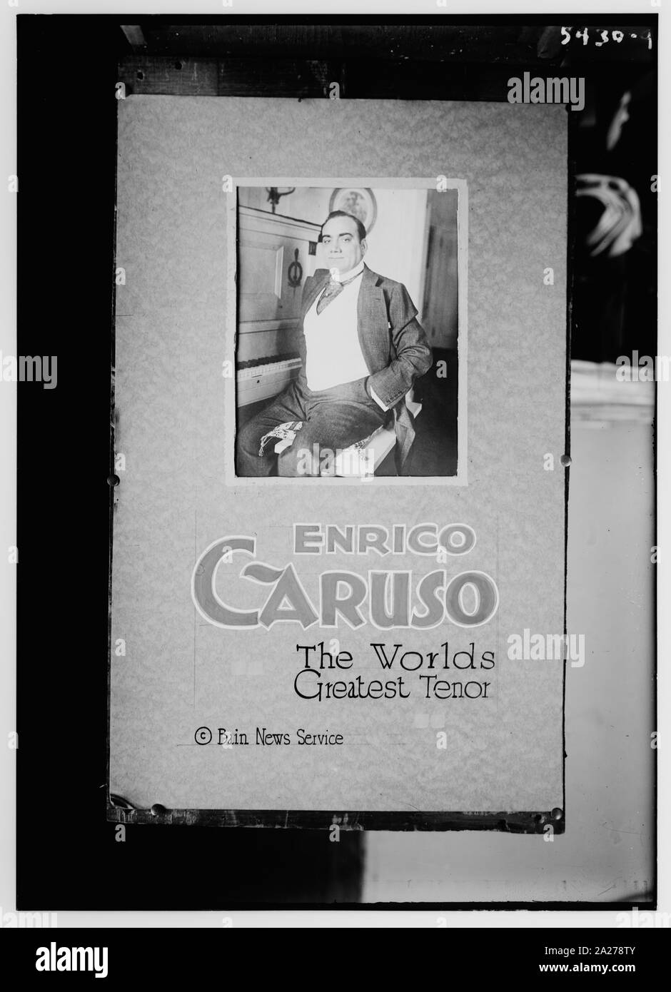 Poster: Victor Enrico Caruso, the world's greatest tenor Stock Photo ...