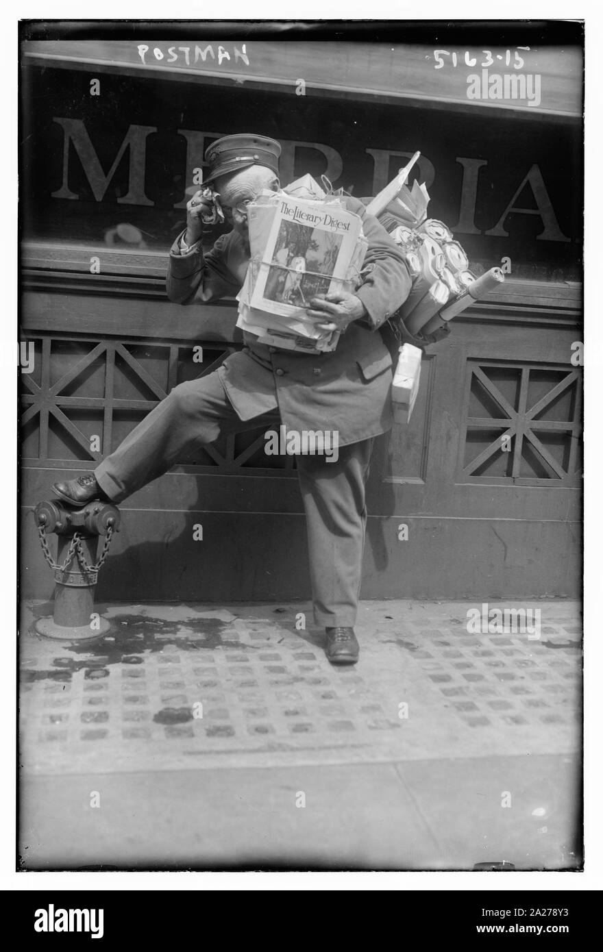 Postman profession post office Cut Out Stock Images & Pictures - Alamy