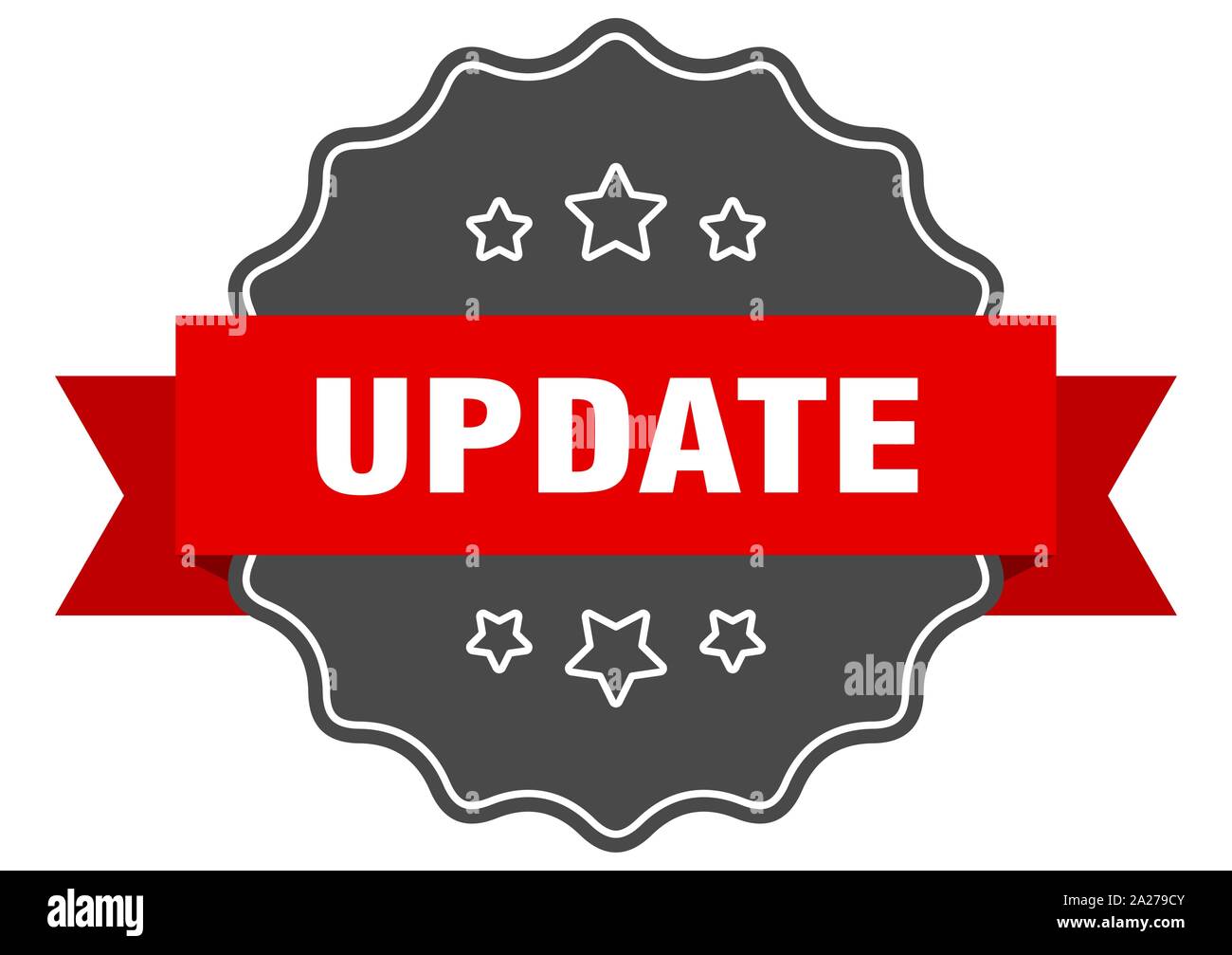 Update ribbon sign vintage Stock Vector Images - Alamy