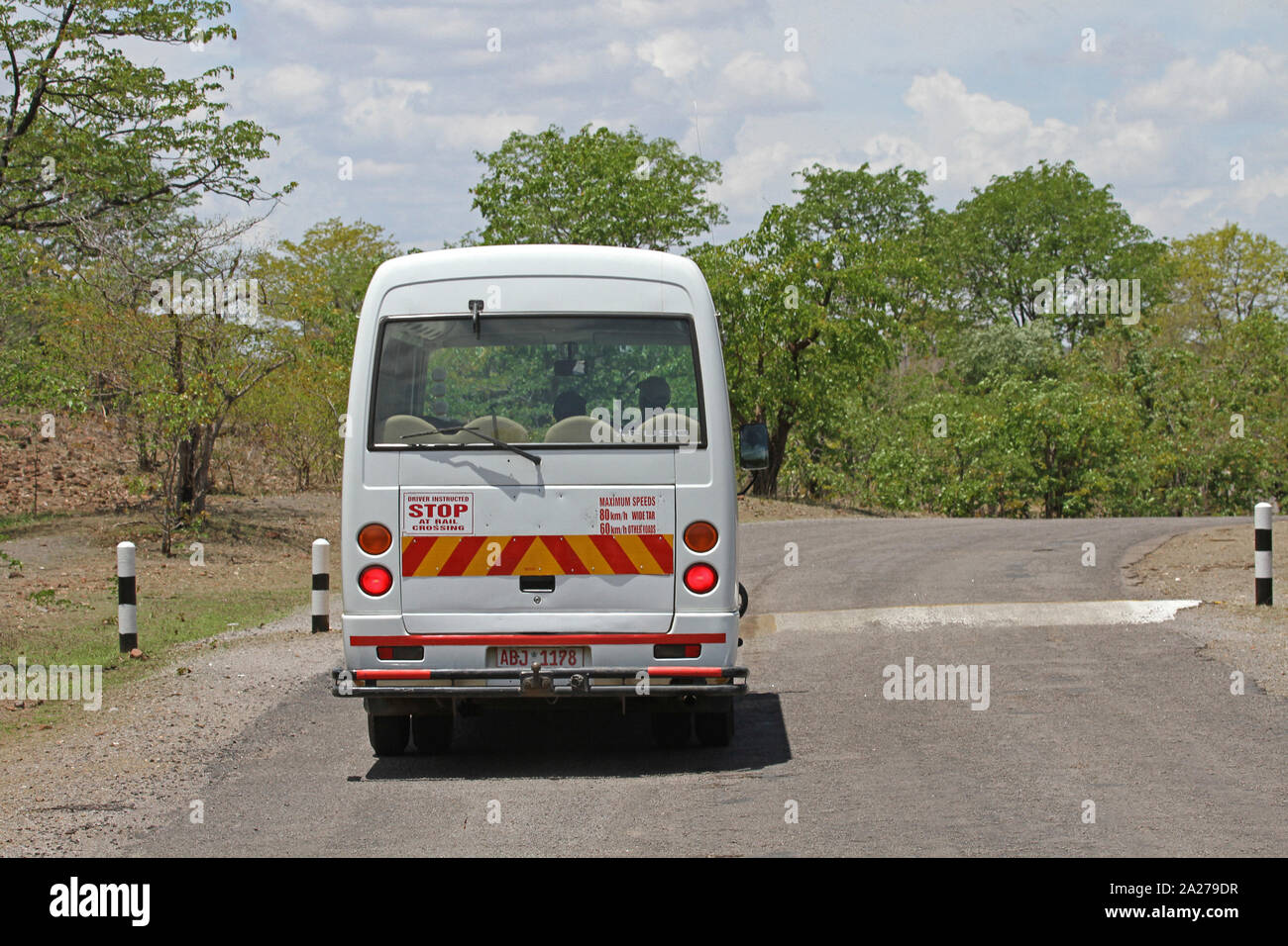 Bus turning on road hi-res stock photography and images - Alamy